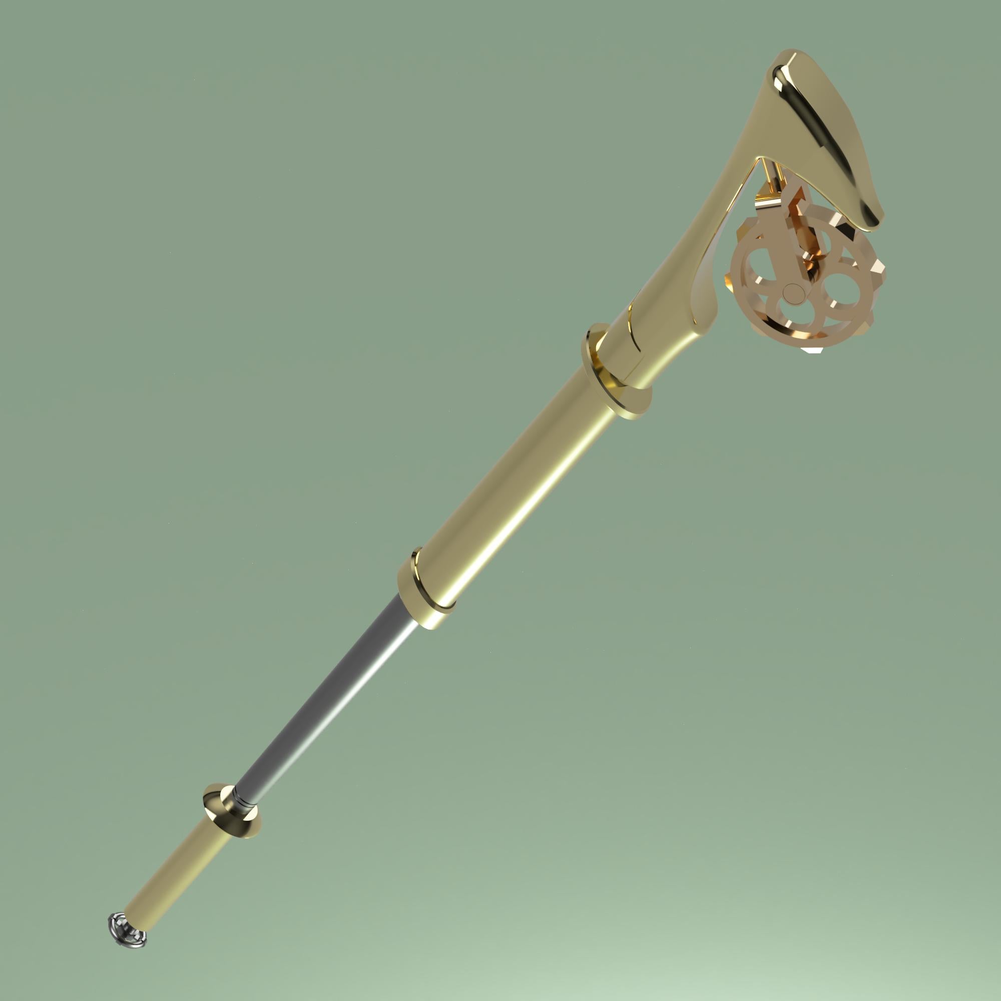 Arcane Ekko's Mace - 3D Files – Mystical Model Props